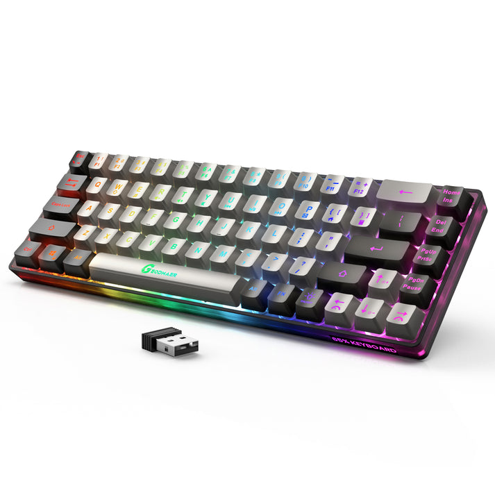 GEODMAER Grey-Black Wireless Gaming Keyboard – 我的商店
